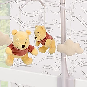 Disney Winnie The Pooh - Blustery Day Plush Clouds Musical Mobile