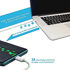 [Apple MFi Certified] USB C to Lightning Cable 3Pack 10FT iPhone Fast Charger Cable Type C Charging Cord Compatible with iPhone 14 13 13 Pro Max 12 12 Pro Max 11 XS XR X 8 iPad,White