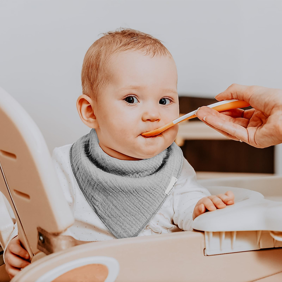 10 Pack Baby Muslin Bibs,Muslin Bandana Bibs for Baby Boys Girls,Soft Absorbent Bibs for Drooling Teething