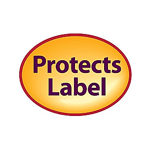 Smead Seal and View® Clear Label Protector, Size 8" W x 1-11/16" H before folding, 100 per Pack (67608)