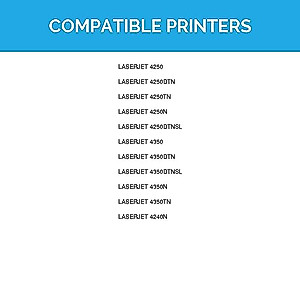 LD Products Compatible Toner Cartridge Replacement for HP 42X Q5942X High Yield (HP 42X Black, 2-Pack) for Laserjet 4250, 4250tn, 4350n, 4250dtn, 4350, 4350tn, 4250dtnsl, 4350dtn, 4250n, 4350dtnsl