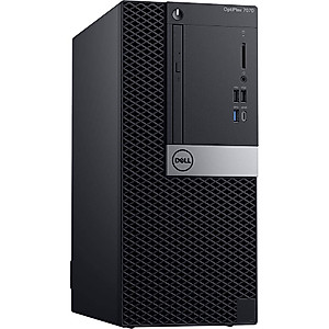 Dell OptiPlex 7070 Mini Tower | Intel 9th Gen i5-9500 (6 Core, 3GHz) | 8GB DDR4 | 256GB Solid State Drive | Win 10 Pro (Renewed)