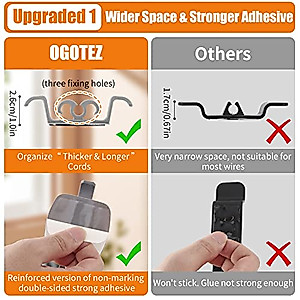 Cord Organizer for Appliances, 10 Pack Upgraded Cord Keeper, Appliance Cord Winder Cord Wrapper Cord Holder Organizer Stick On Mixer, Blender, Coffee-Maker, Toaster, Pressure-Cooker and Air-Fryer