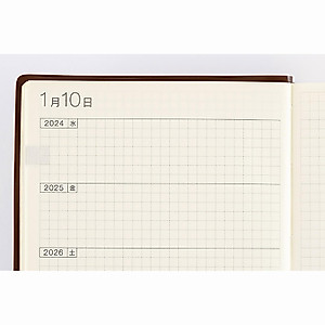 Hobonichi Techo 5-Year Techo Book [Japanese/A5/January 2024 Start/2024 to 2028/5-Years Diary]