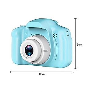 Kids Camera, Children Digital Rechargeable Cameras Toddler Educational Toys, Mini Children Video Record Camera, 2 Inch Screen & 32GB SD Card for Birthday (Green)