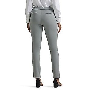 Lee Women's Ultra Lux Comfort Any Wear Slim Ankle Pant Dover Gray 10 Short