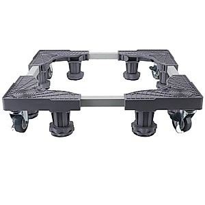 Mobile Fridge Stand Base Iron Alloy Adjustable Dolly Washing Machine Stand Balance Level Measurement