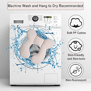 Blublu Park Upgraded Baby Head Support Pillow for Newborn Toddler, Soft Cotton Baby Travel Pillow for Car Seats and Strollers for Baby, Pink