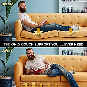 Golden Home Essentials 20in x 68in Extra Strong Couch Support for Sagging Cushions - Sofa Cushion Support Board - 0.4in Thick Saggy Couch Cushion Support for Sagging Seat - Sagging Couch Support Board