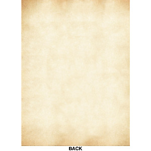 Vintage Parchment Lined Stationery Set (30 lined sheets, 24 envelopes)