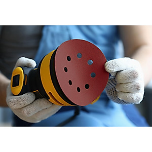 Premium Grade 5-inch 8-Hole Sanding Discs by Starbond - 60, 80, 120, 180, 220, 240, 320, 400, 600, 1000 Grits Sandpaper, for Random Orbital Sander, Perfect for Wood Sanding, fine Finish - 100 Pack