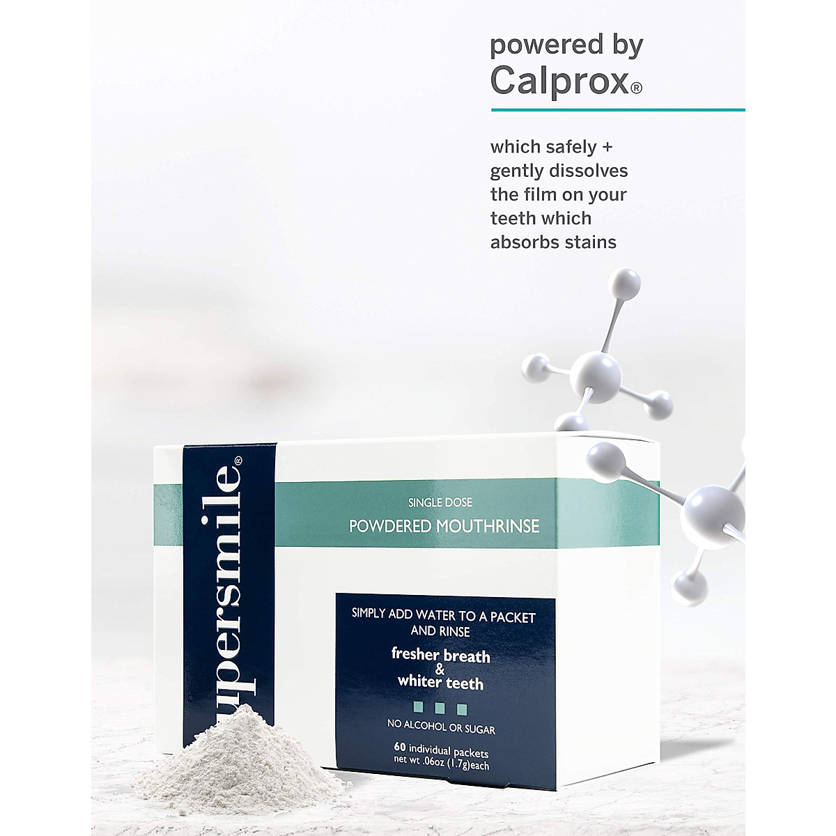 Supersmile Powdered Mouth Rinse, 60 Count, 0.06 oz