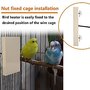 H&G lifestyles Bird Heater for Cage Snuggle Up Bird Warmer for Exotic Pet Birds 4.7X7.9 inch