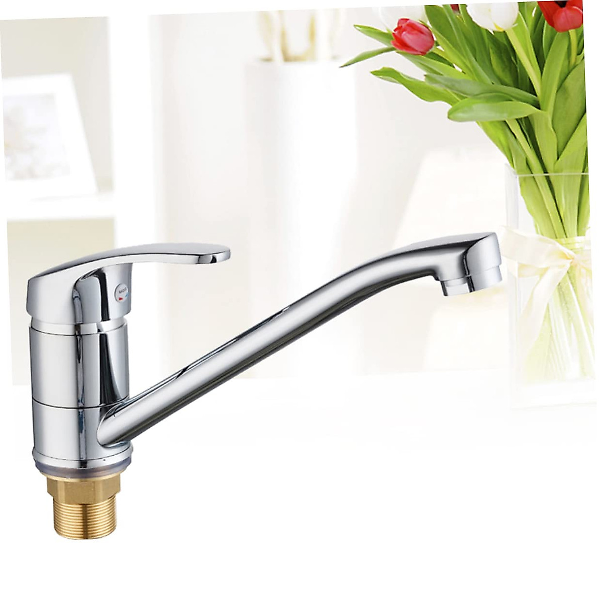 Veemoon Sink Faucet Kitchen Faucet Water Tap Bath Mixer Tap Washbasin Mixer Tap Hot and Cold