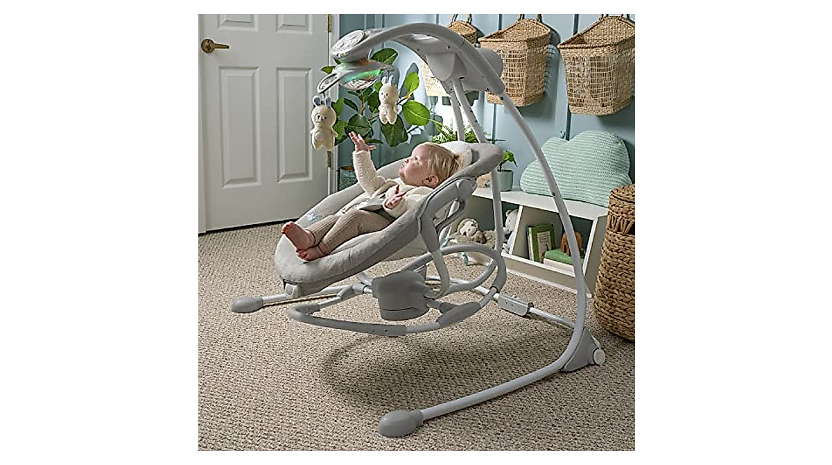 Shop Ingenuity InLighten 2-in-1 Baby Swing & Rocker