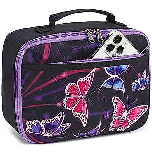 CAMTOP Backpack for Kids Girls School Backpack with Lunch Box Preschool Kindergarten BookBag Set (Y0058-2 Galaxy)