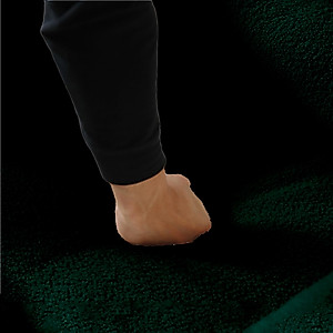 Tiophome Teddy Accent Modern Side Gold Legs & Waist Pillow, Single Sofa Couch Armchair Reading Chairs for Living Waiting Room Bedroom Green