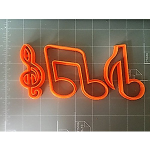 Music Combination Note Cookie Cutters (Set of 3)