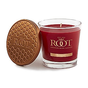 Root Candles Scented Candles Honeycomb Veriglass Premium Handcrafted Beeswax Blend Candle, Small, Small, Bouquet
