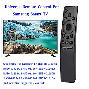 Replacement Remote Control for Samsung Smart-TV LCD LED UHD QLED TVs, with Netflix, Prime Video Buttons