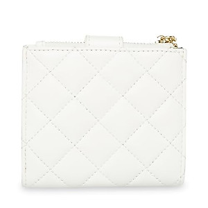 Steve Madden JEM Bifold Card Case, White Gold