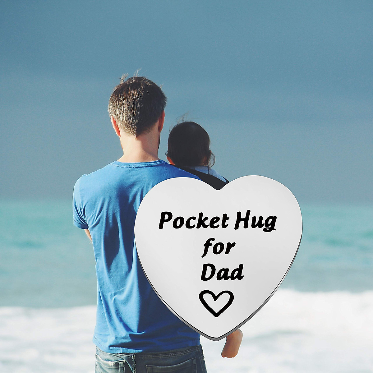 Lywjyb Birdgot Mom Gift Pocket Hug for Mom Gifts Mom Gifts from Son Daughter Pocket Hug Token Gift (Pocket Hug for Dad)