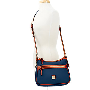 Dooney & Bourke Handbag, Pebble Grain Piper Crossbody - Blue