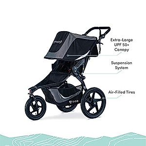 BOB Gear Revolution Flex 3.0 Jogging Stroller, Graphite Black