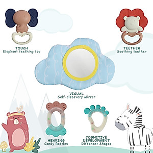 LOL-FUN Baby Play Mat Gym for Infant,Baby Floor Mat Activity Gym with Toys for Development,Foldable Gym Playmat for 0 3 6 9 12 Months Baby Girls and Boys