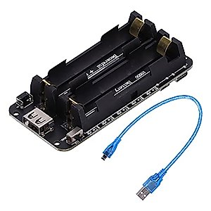 18650 Battery Holder Case with LED Indicator Battery Box for Raspberry Pi