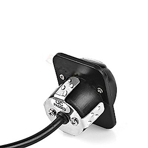 EKYLIN Car Auto Rear View Backup Camera Flush Mount Housing Waterproof 18.50mm Hole Saw Drilling