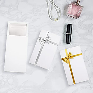 Zonon 30 Pieces Kraft Paper Drawer Box, Mini Crafts Cardboard Present Boxes for Business and Soap Jewelry Candy Weeding Party Favors Present Packaging Boxes (White)