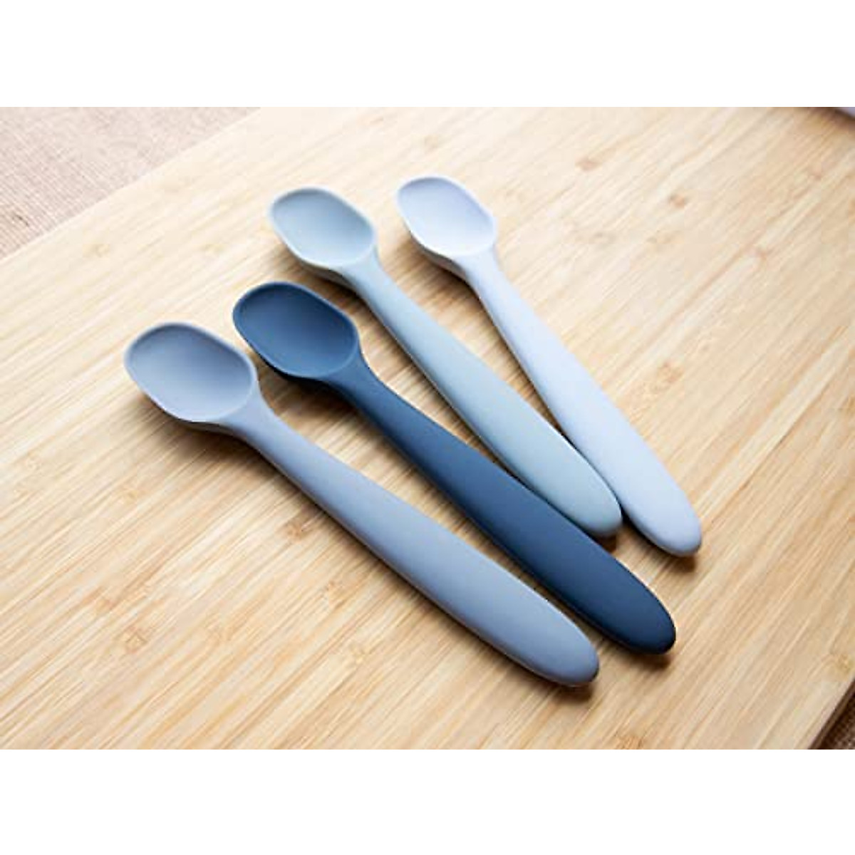 Lila & Jack 4pc Silicone Baby Feeding Spoon Set