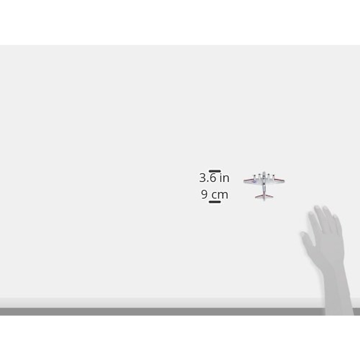Hot Wings Planes B-17 Flying Fortress Jet (Silver) with Connectible Runway