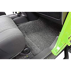 Bedrug - Jeep Liners | 2007 - 2010 Jeep Wrangler JK 2 Door, Front Floor Liners (Includes Heat Shields) | Grey - 3 pc. | BRJK07F2