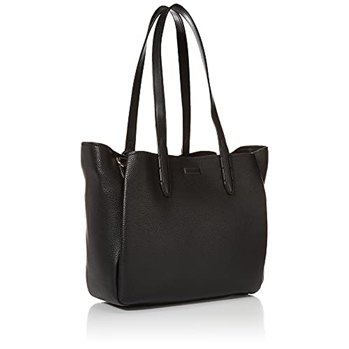Calvin Klein Millie Novelty Tote, Black/Black