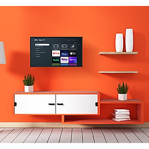 ONN 43-Inch Class 4K (2160P) Smart LED TV Compatible with Netflix, Disney+, YouTube, Apple TV and HBO + Free Wall Mount (No Stands) 100012584 (Renewed)