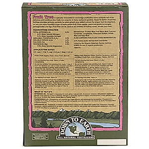 Down to Earth Organic Fruit Tree Fertilizer Mix 6-2-4, 5lb
