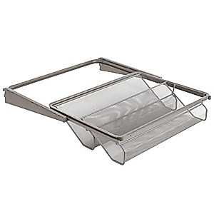 Closet Culture by Knape & Vogt 5.25 in. H x 23.50 in. W x 17.00 in. D Champagne Nickel Shoe Rack Kit for Closet System, 24