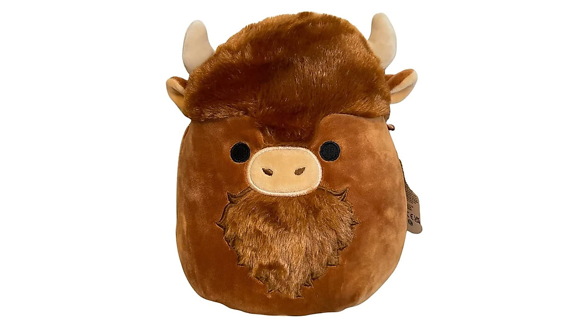 Squishmallow Dunkie Highland Cow 14" Plush Toy