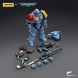 JOYTOY Warhammer 40,000 Action Figure, Space Wolves Intercessors, 4.2inch 1/18 Warhammer 40K Collection Model for Unisex, Adult, Christmas, Birthday Gifts, Ages 15 and Up