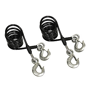 Blue Ox BX88197 Safety Cable Kit , Black