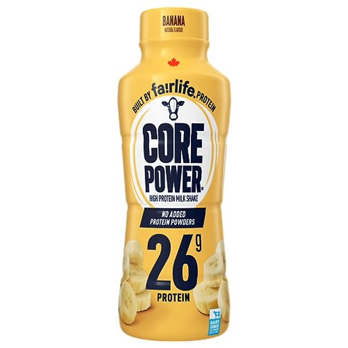 Fairlife Core Power 26g Protein Milk Shakes, Banana, (Pack of 4) Made with Canadian Milk (Shipped from Canada) by TrendnSave