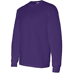 Gildan Longsleeve Heavy Cotton Shirt(Purple