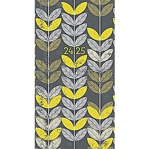 Willow Creek Press Folk Floral 2-Year January 2024 - December 2025 Monthly Pocket Planner (3.5" x 6.5")