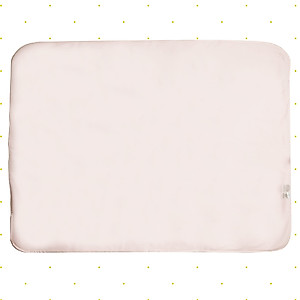 Spasilk Raised Dot Blanket, Baby Blanket with Satin Trim, Minky Baby Blanket, Pink