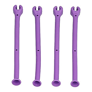 4Pcs Silicone Stemware Saver, Flexible Stemware Holder Dishwasher Wine Glass Protector Tether Silicone Dishwasher Attachment for Home Bar Use