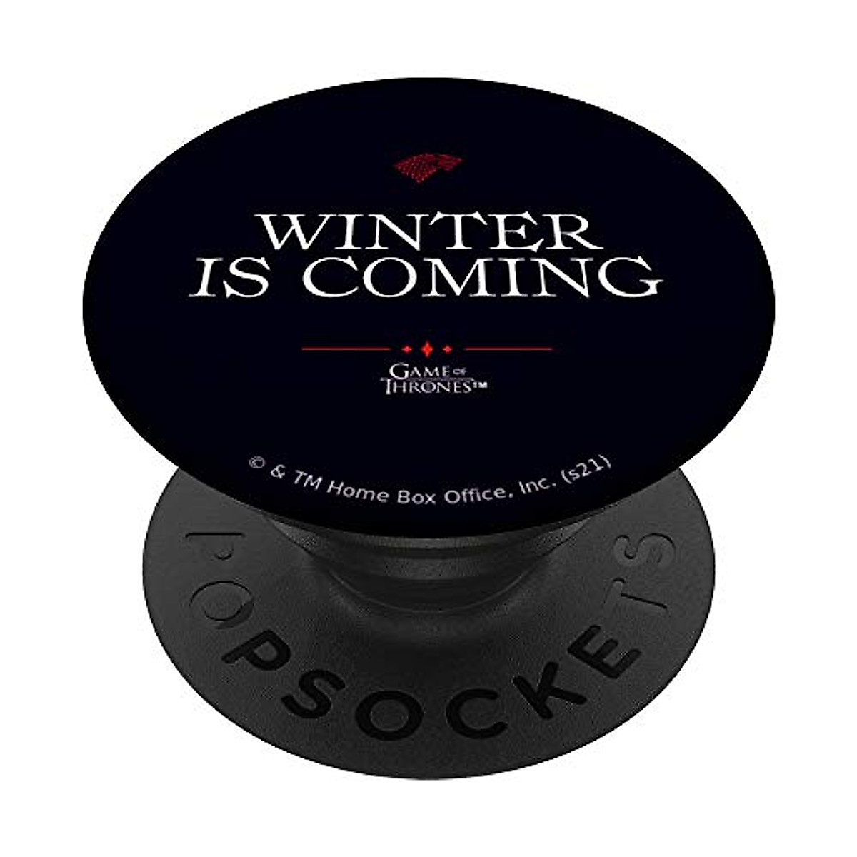 Game of Thrones Winter is Coming Text PopSockets Swappable PopGrip