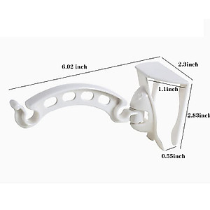 gugululu Foldable Trash Bag Holder for Kitchen Cabinets Doors and Cupboards,Under Sink Bag Holder,Portable Trash Bag Holder Kitchen Trash Bin Garbage Bags White