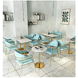 Office Business Hotel Lobby Dining Table Set, Office Reception Room Small Conference Table Set, Office Table and Chair Combination Reception Hotel Reception Leisure Table Balcony Study Restaurant Livi